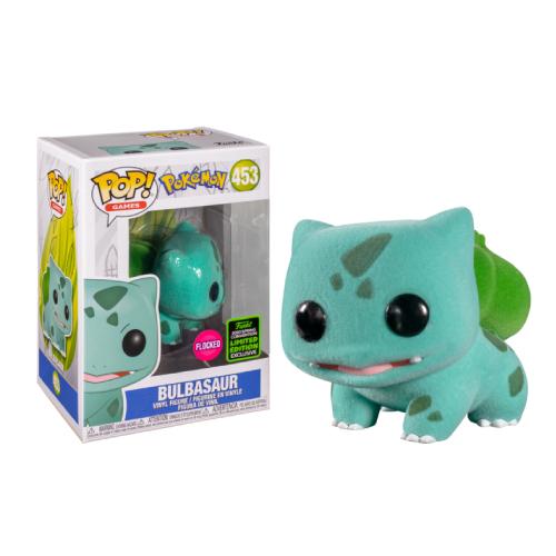 Pokemon - Bulbasaur Flocked Pop! Vinyl Figure (2020 Spring Convention ...